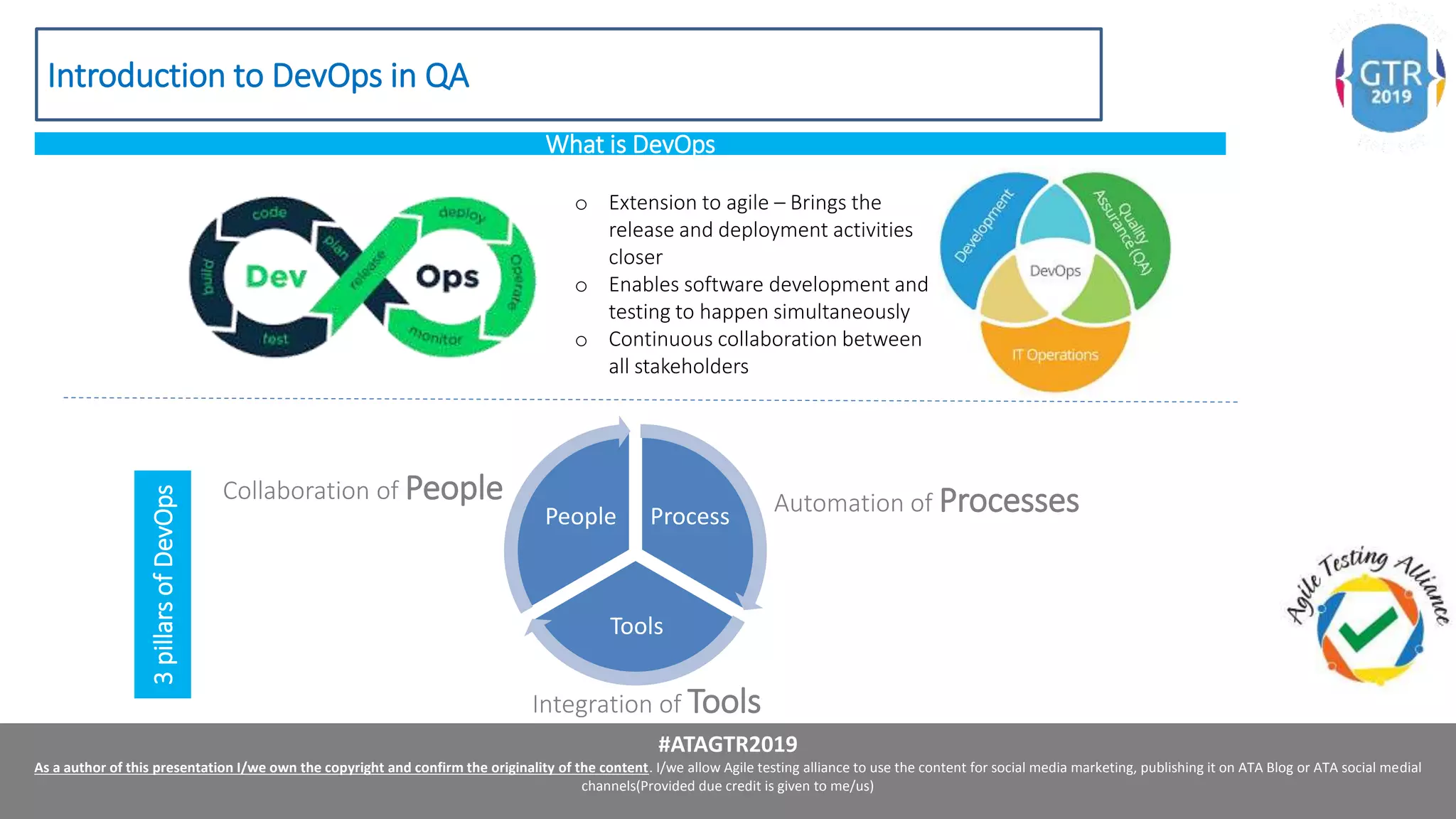 #ATAGTR2019 Presentation "QA alignment in the DevOps world" By Suneeta ...