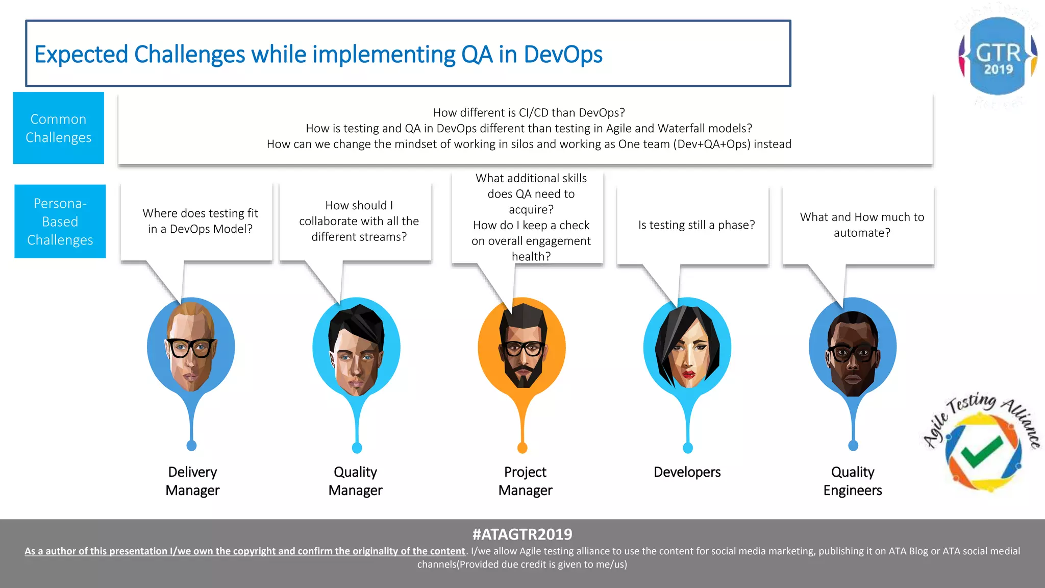 #ATAGTR2019 Presentation "QA alignment in the DevOps world" By Suneeta ...