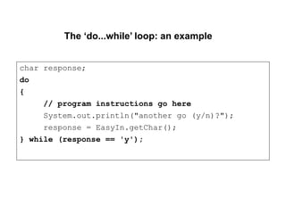 Menu Driven programs in Java | PPT