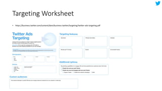 Twitter Advertising | PPTX