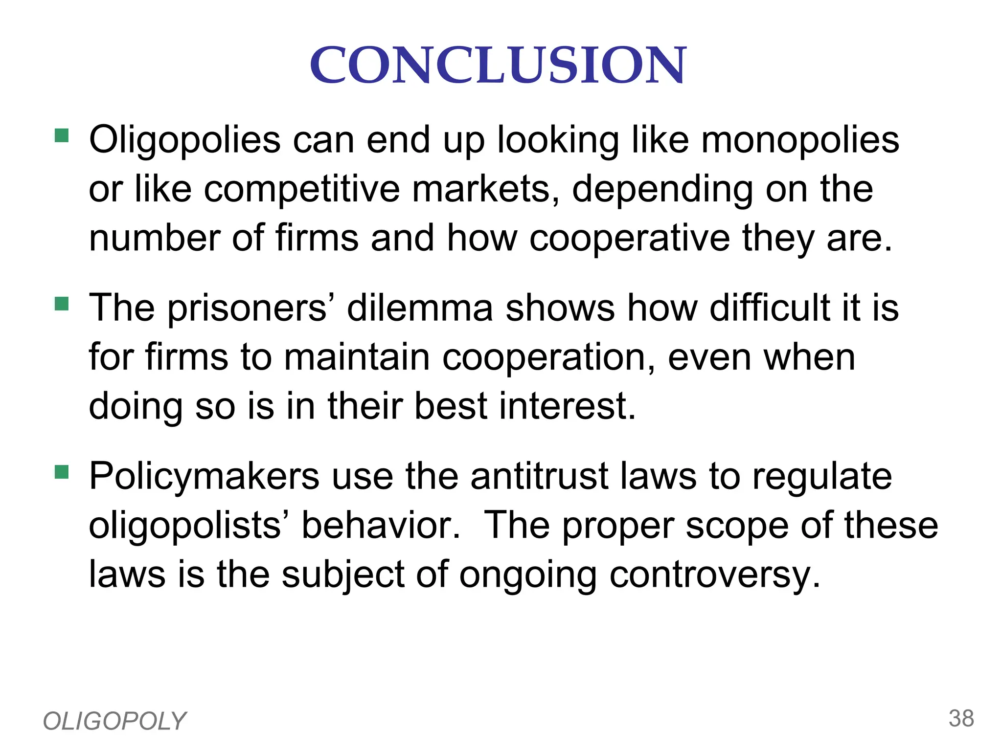 session 18-19 Oligopoly.ppt Micro Economics | PPT