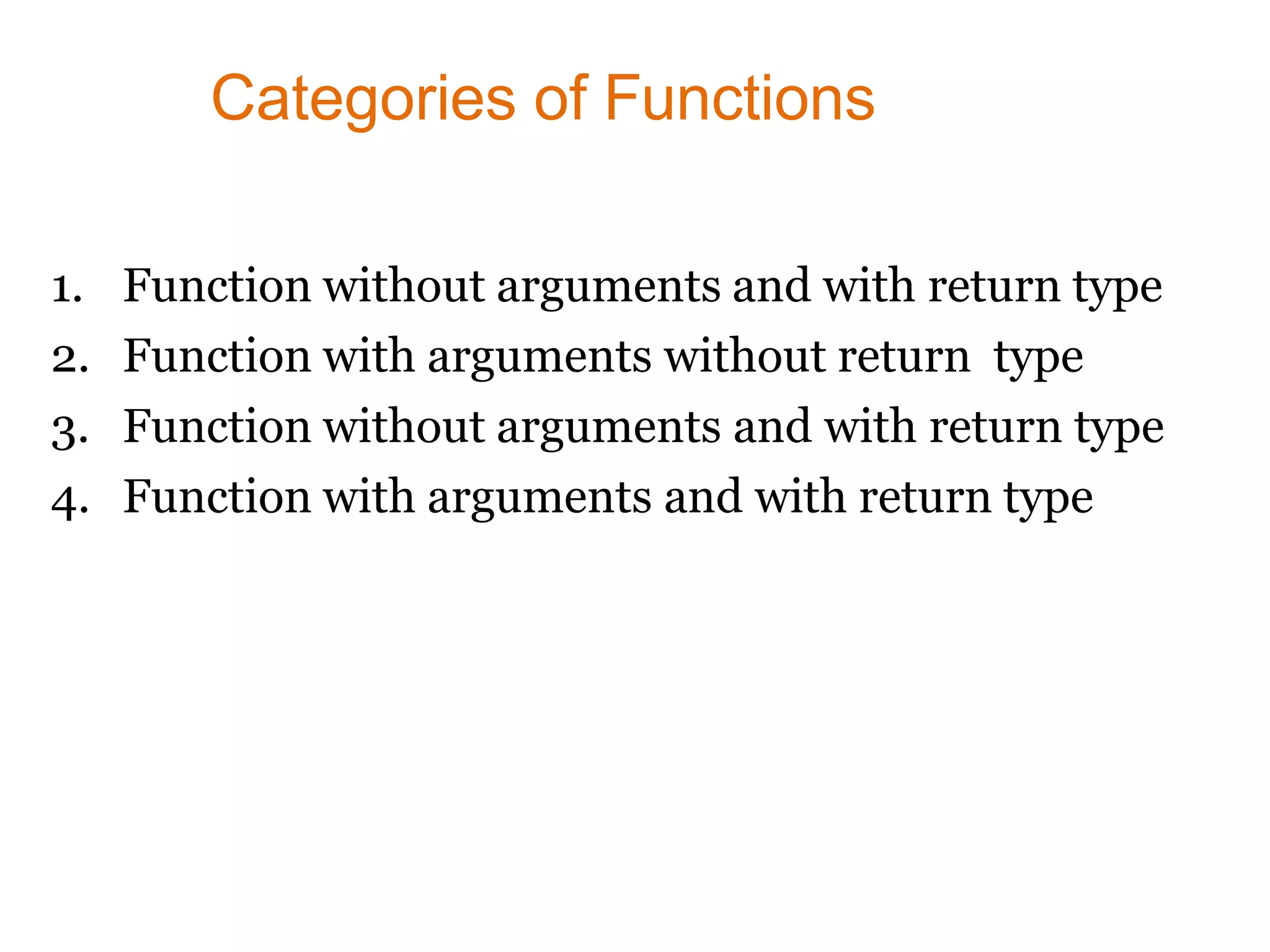 Functions | PPTX