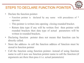 Function Pointer in C | PPTX