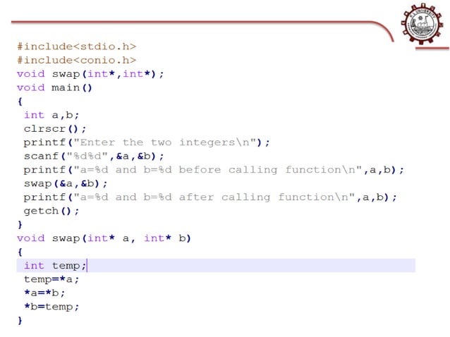 Function Pointer in C | PPTX