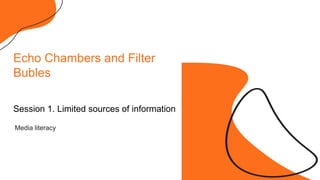 Echo Chambers and Filter Bubbles (media literacy) | PPTX