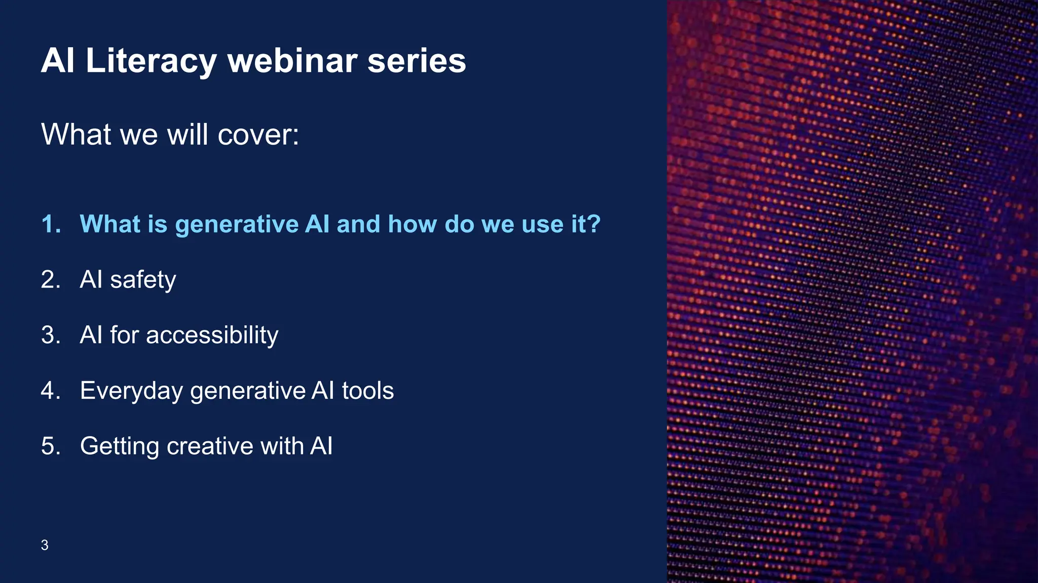 Session 1 AI literacy What is AI and how do we use it (Slide ...