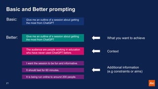 Session 1 AI literacy What is AI and how do we use it (Slide ...