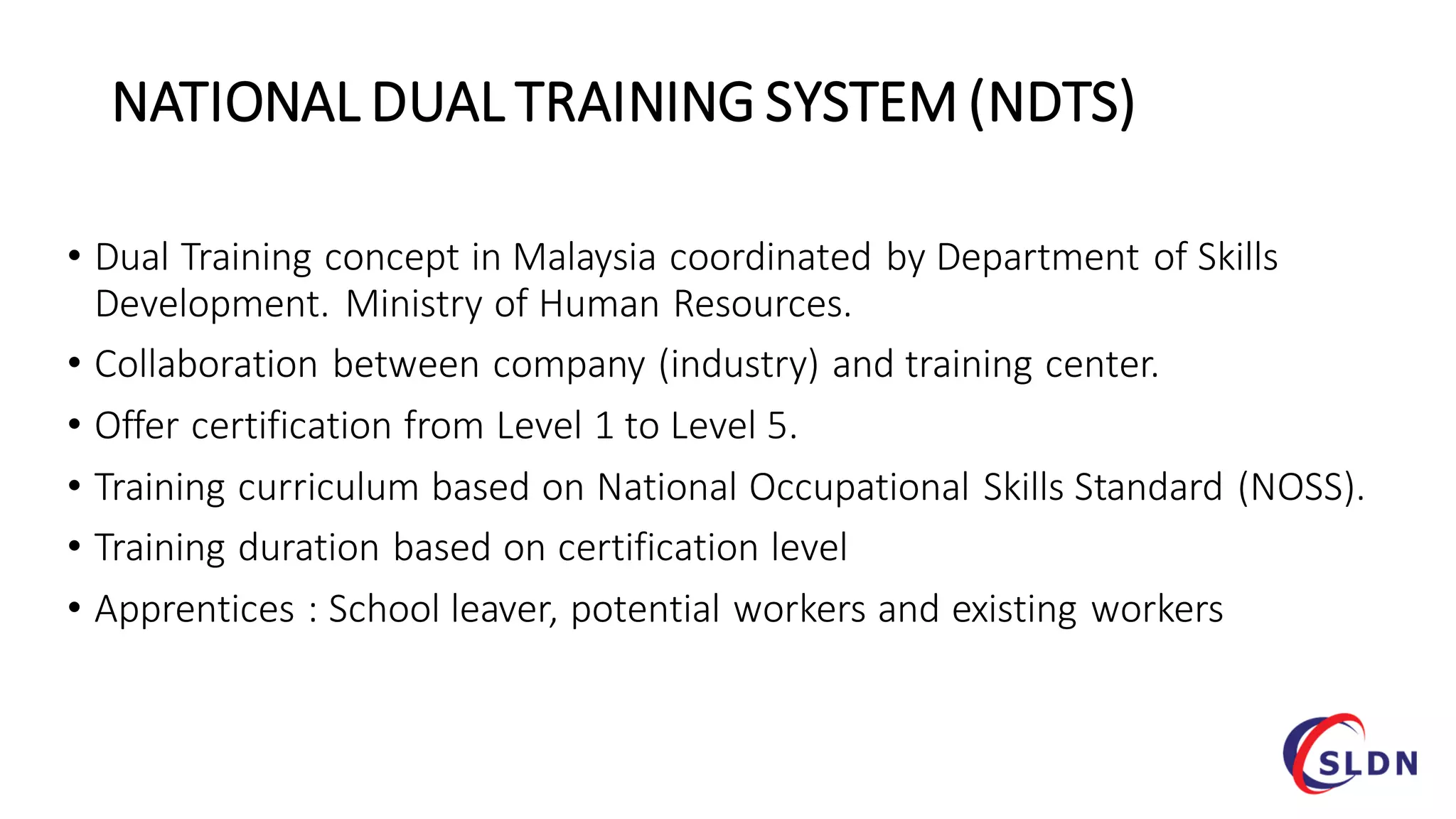 National dual training system: For nation building | PPT