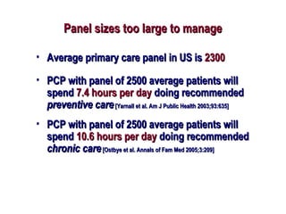 Can we solve the adult primary care shortage without more physicians? | PPT