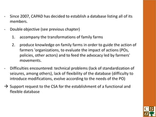 CAPAD family farm monitoring system | PPT