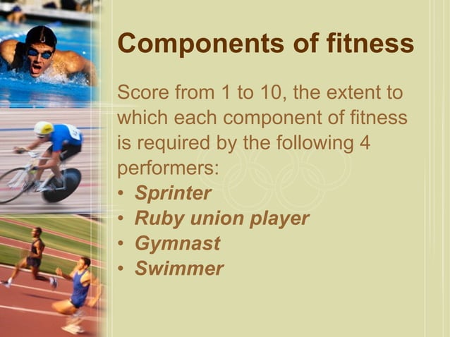 Session 1 components of fitness | PPT