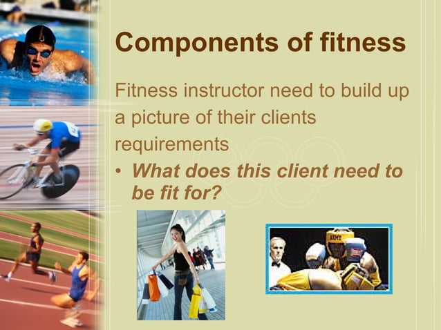 Session 1 components of fitness | PPT