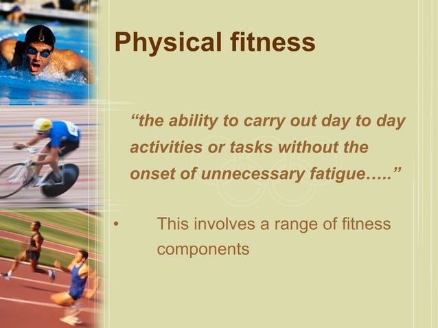 Session 1 components of fitness | PPT