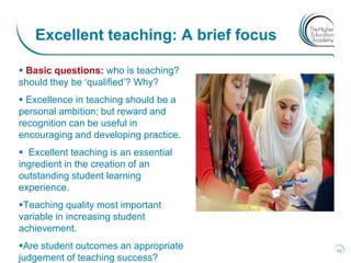 Session 1 defining teaching quality in a changing learning landscape ...