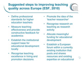Session 1 defining teaching quality in a changing learning landscape ...