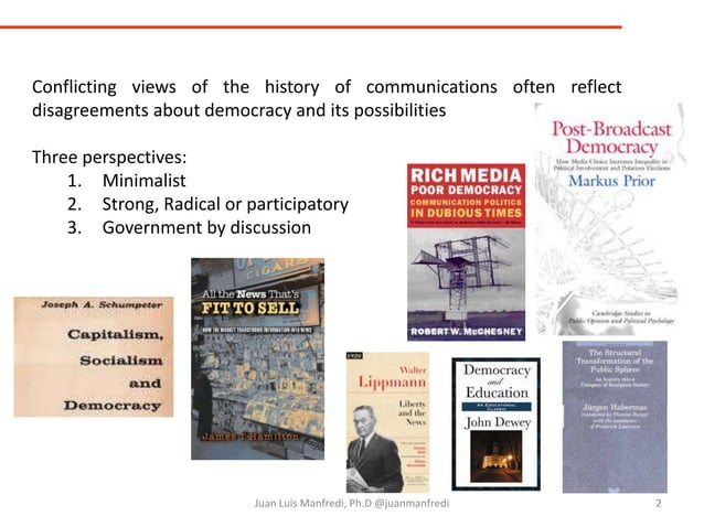 Session 1 Democratic Theory and Communication History | PPT