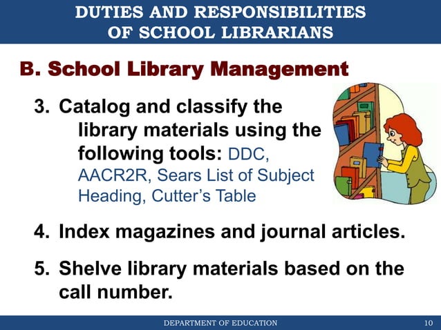Session 1 Duties and Responsibilities of a school librarian.pptx ...