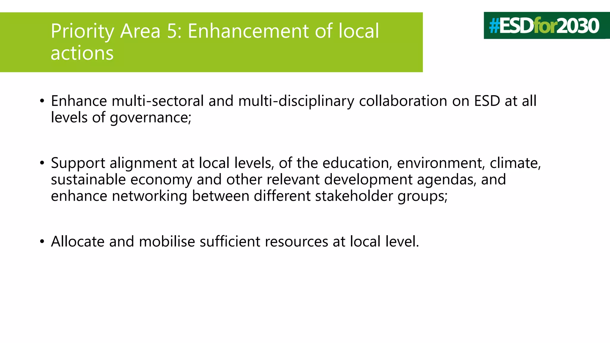 ESD for 2030: Roadmap and Examples in Asia and the Pacific | PDF