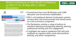 ESD for 2030: Roadmap and Examples in Asia and the Pacific | PDF