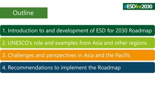 ESD for 2030: Roadmap and Examples in Asia and the Pacific | PDF