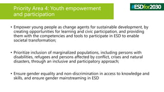 ESD for 2030: Roadmap and Examples in Asia and the Pacific | PDF