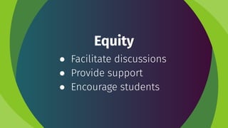 Eportfolios through the lenses of diversity, equity, inclusion, belonging, and decolonisation ...