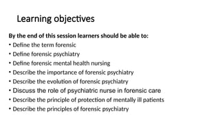 session 1 Forensic psychiatry. .pptx