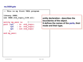 hardware description language power point presentation | PPTX