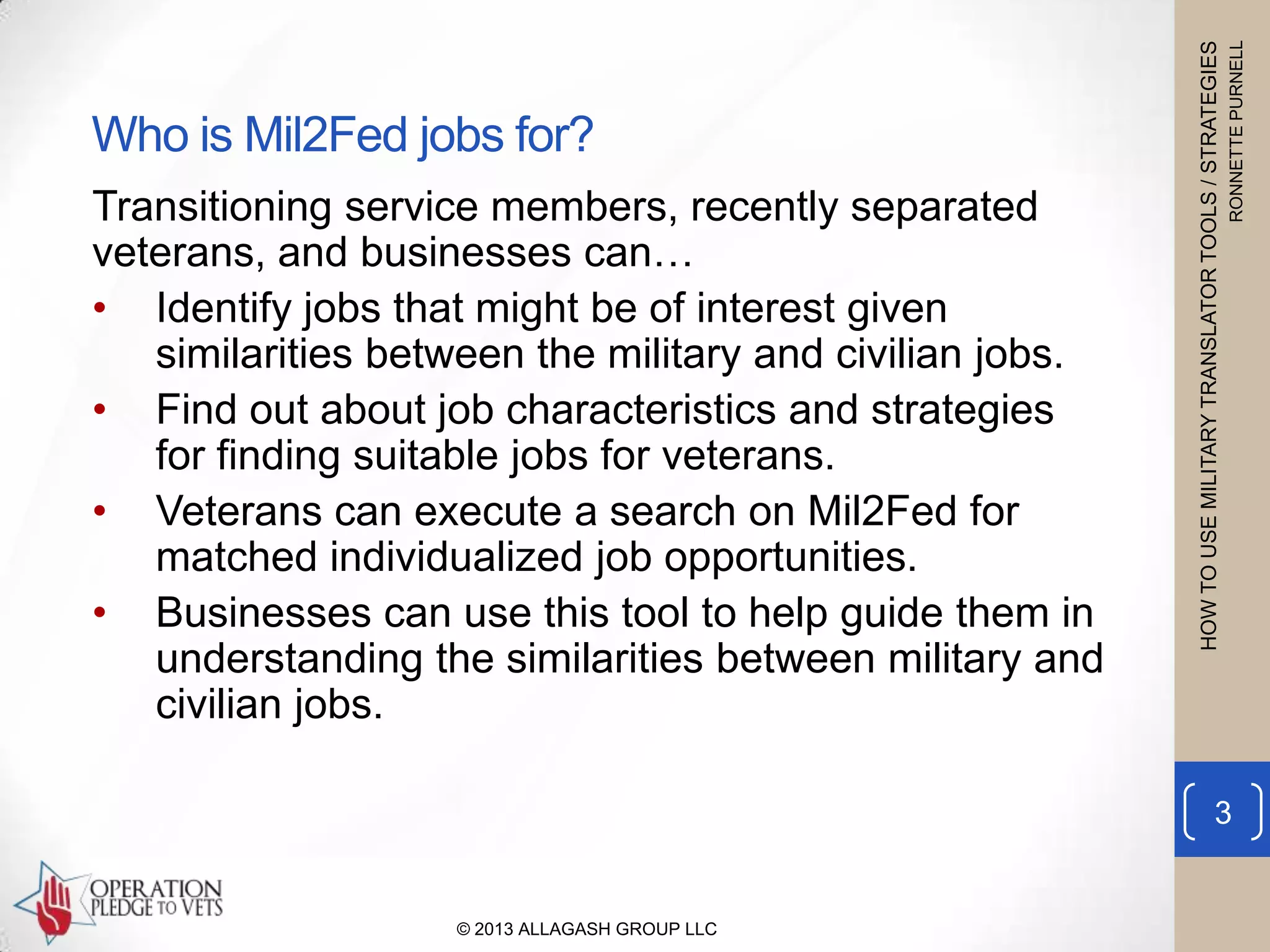 Session 1 - How to use military translator tools / strategies | PPTX