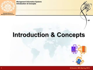 Session#1; introduction & concepts | PPTX