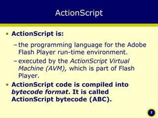 Actionscript 3 - Session 1 Introduction To As 3 | PPT