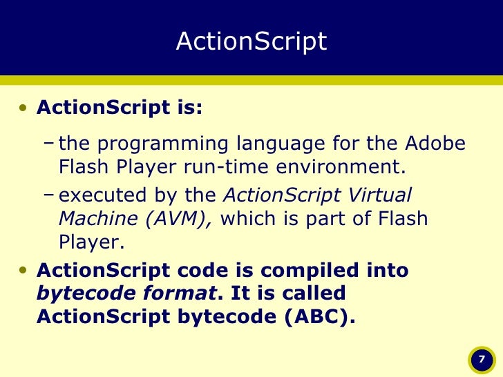 Actionscript 3 Session 1 Introduction To As 3