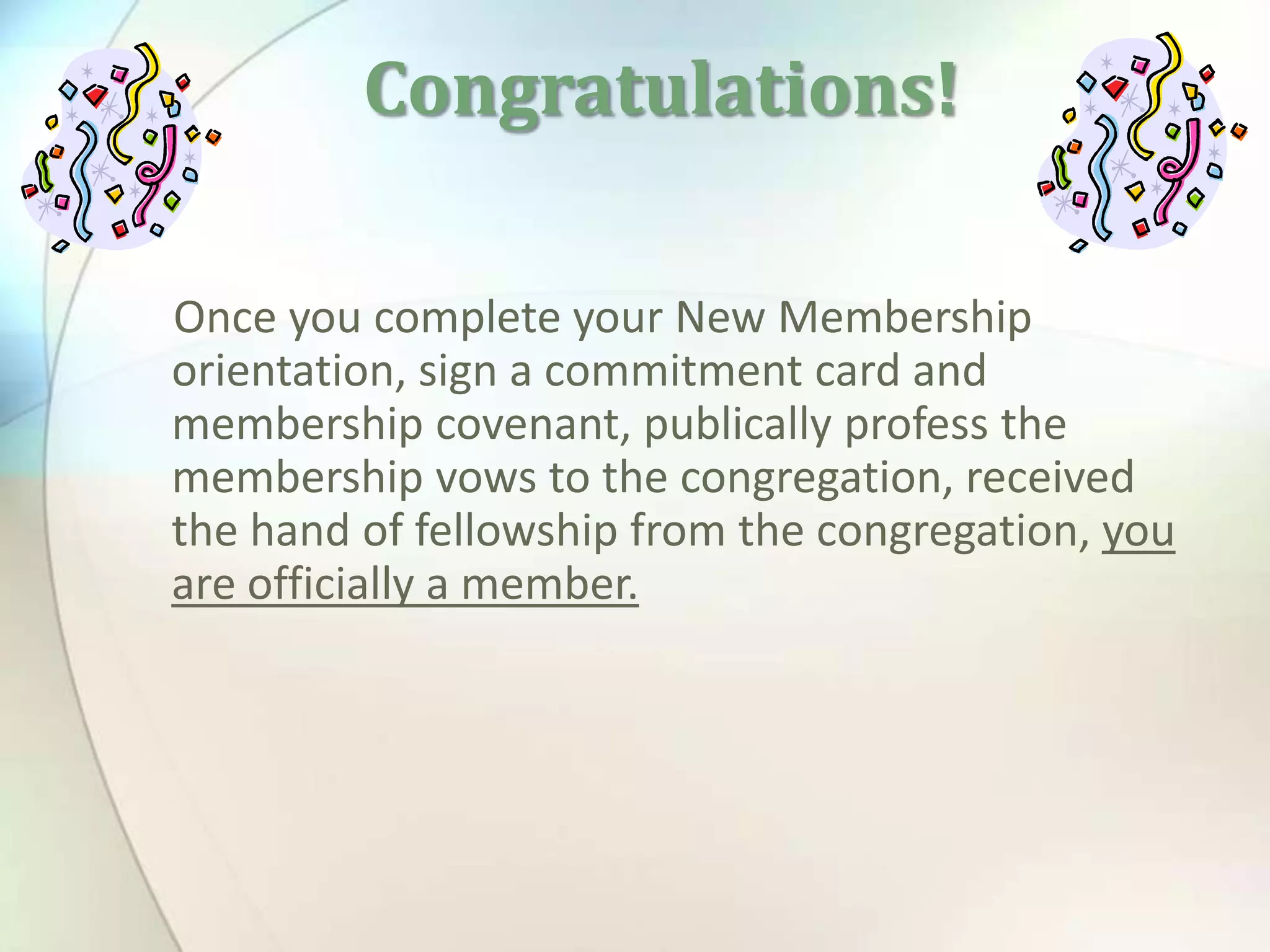 Session 1 Membership 101 | PPTX