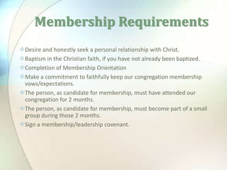 Session 1 Membership 101 | PPTX