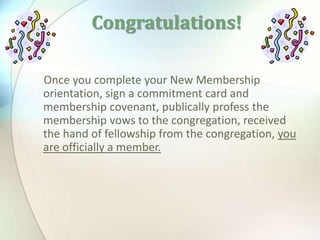 Session 1 Membership 101 | PPTX