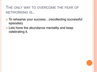 Session 1 networking skills | PPTX