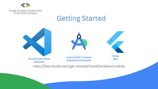 Dart Basics & Introduction to Flutter Part 1 | PPTX