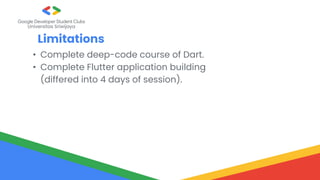 Dart Basics & Introduction to Flutter Part 1 | PPTX