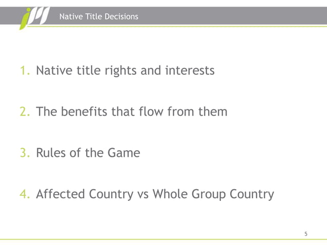 PBC Structuring - National Native Title Tribunal (NNTT) Workshop 22 ...
