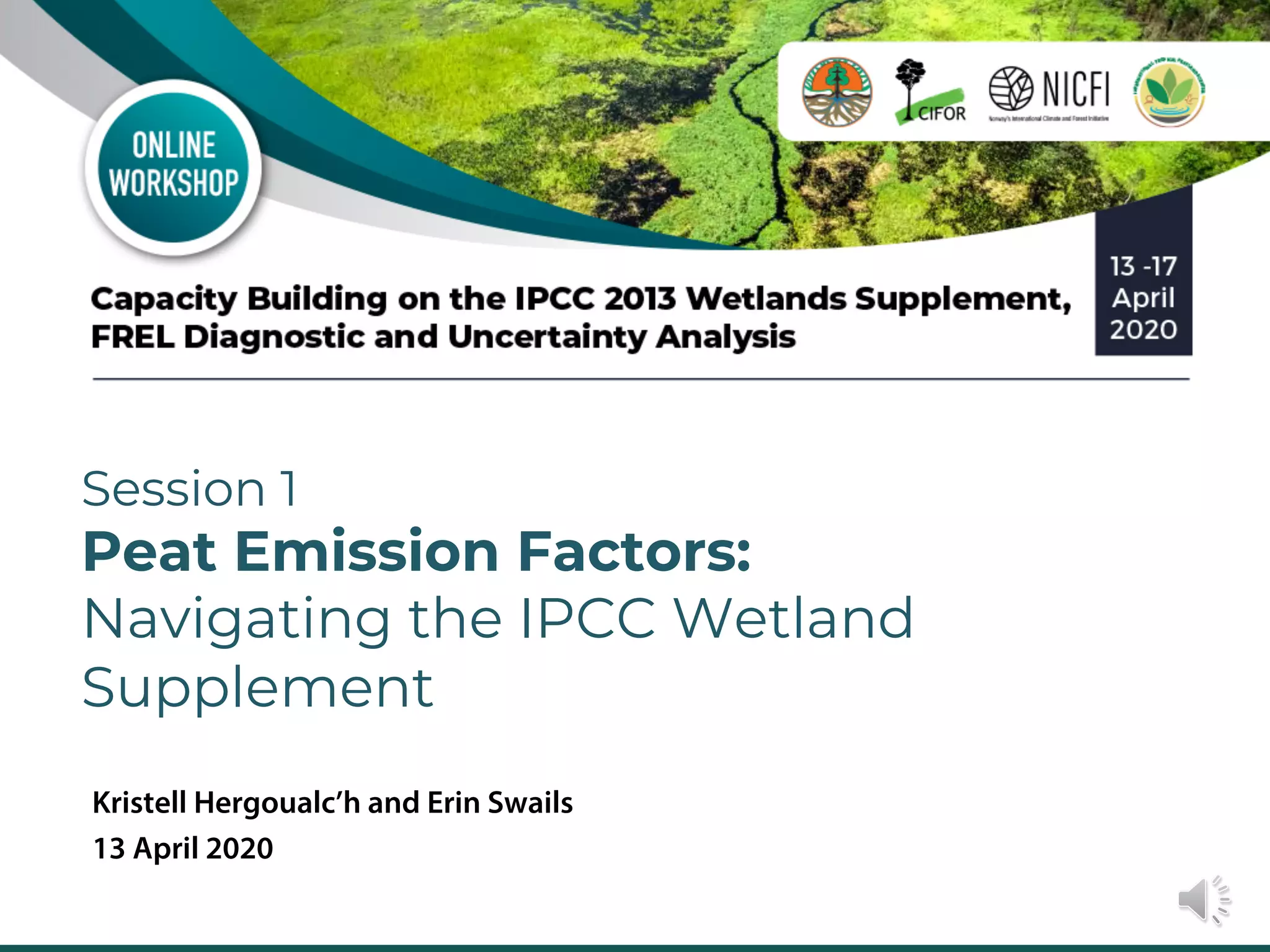 Peat emission factors: Navigating the IPCC wetland supplement | PPT
