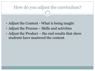 An Overview of Differentiated Instrution | PPTX