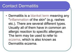 Dermatitis.ppt