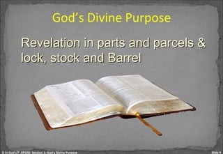 God's Divine Purpose for the World | PPT