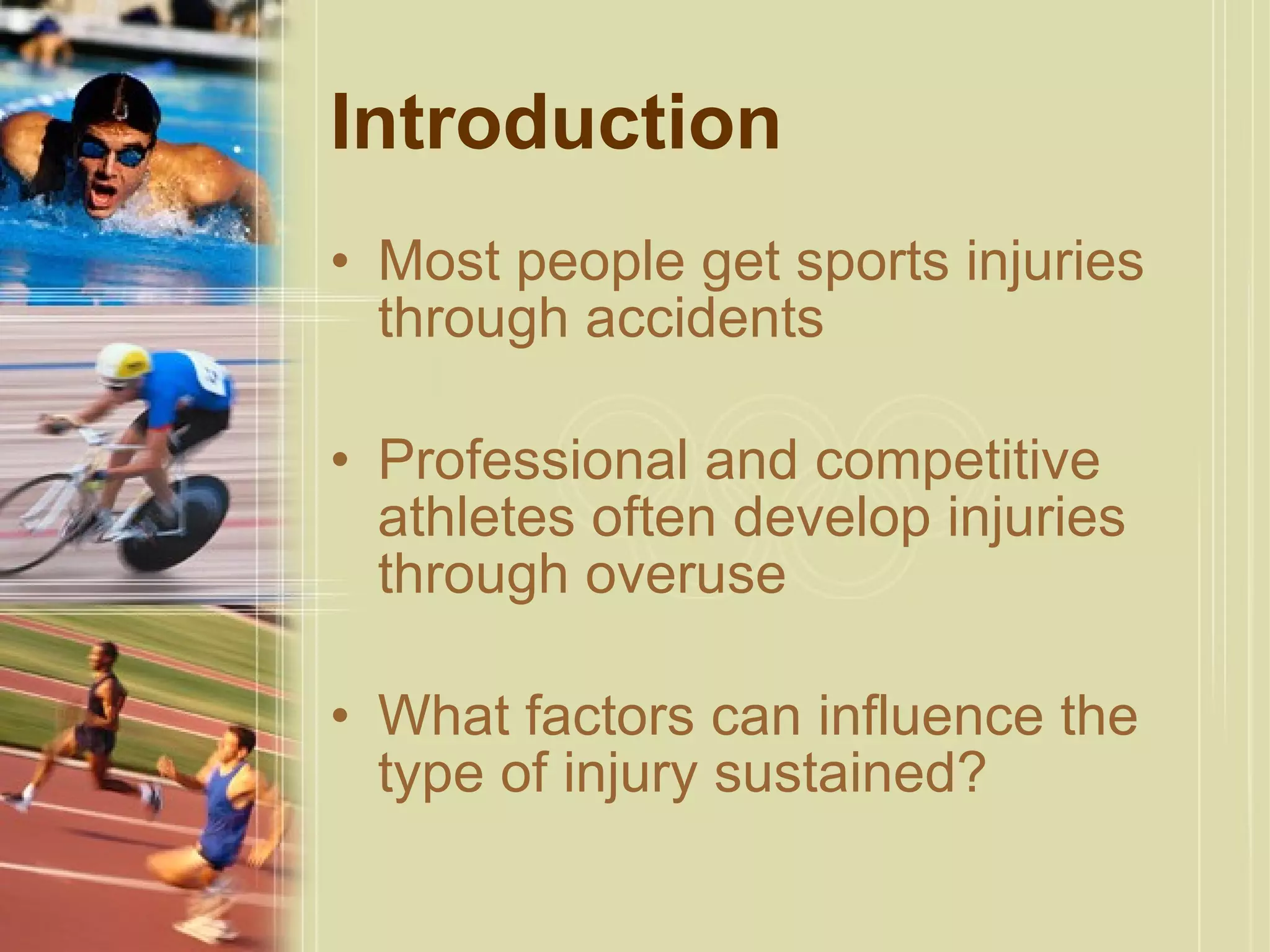 Session 1 sport injuries | PPT