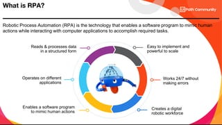 Session 1 AI Associate Series: Essential Studio Automation Features | PDF