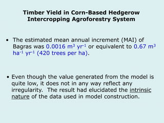 Session 2.1 yield, carbon density & climate change bagras | PPT