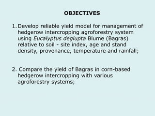 Session 2.1 yield, carbon density & climate change bagras | PPT