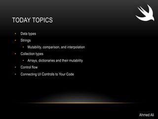 iOS development using Swift - Swift Basics (2) | PPT