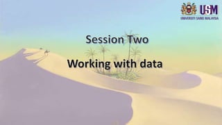 Importing data in Oasis Montaj | PPTX