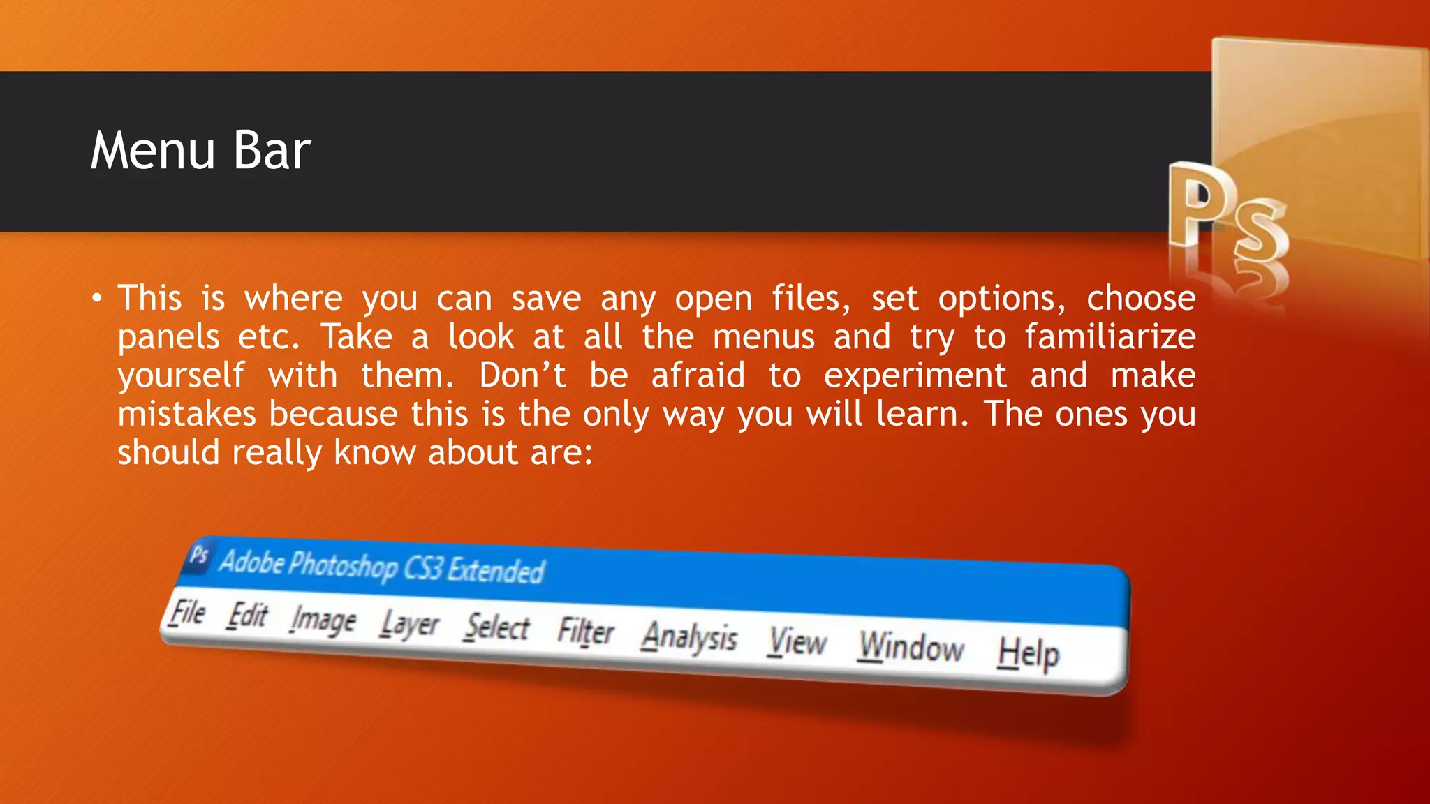 Session 2.2 photoshop interface | PPTX